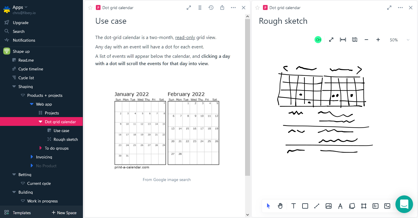 Shape Up Method Template — Fibery